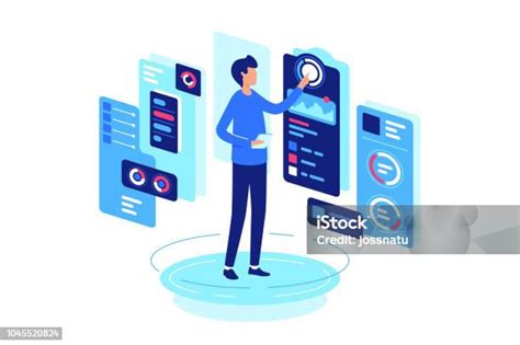사업 프로세스 재정 다이어그램의 상태 지표를 모니터링 개념에 대한 스톡 벡터 아트 및 기타 이미지 개념 경영자 그래프