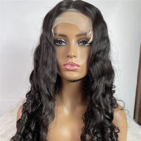 Natural Color Raw Vietnam Human Wavy Hair Wigs Hair Grade A At Best