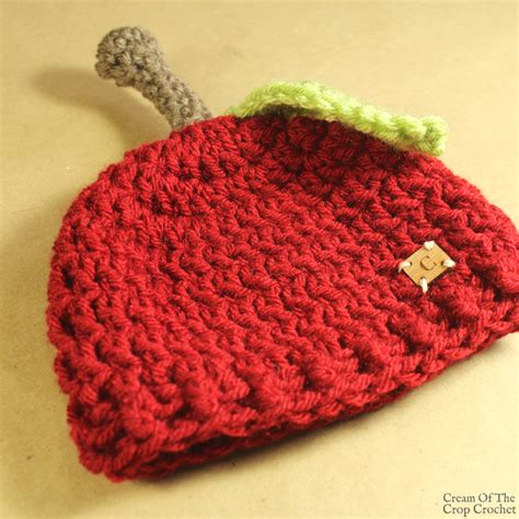 Ann The Apple Hat Crochet Pattern Cream Of The Crop Crochet