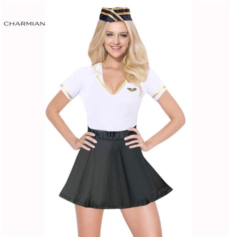Buy Charmian Sexy Uniforms Airline Stewardess