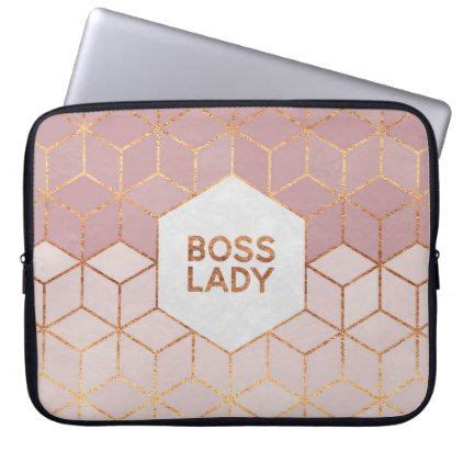 Boss Lady Computer Sleeve Typography Ts