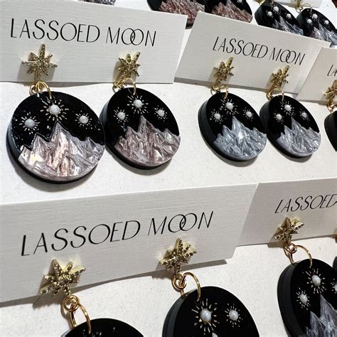 Night Court Earrings Lassoed Moon