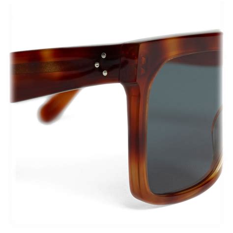 Céline Oversized Sunglasses In Acetate Blonde Havana Sunglasses