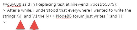 Replacing Text At Line End Notepad Community