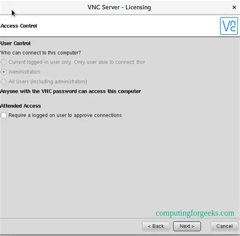 在 Rocky Linux 8 AlmaLinux 8 上设置 RealVNC 服务器和客户端