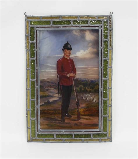 Lot 277 A 19th Century Stained Glass Panel Depicting