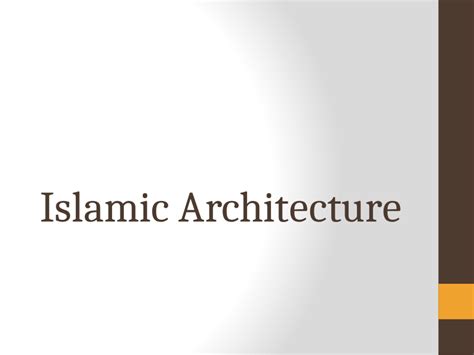 PDF Islamic Architecture By DSMAM