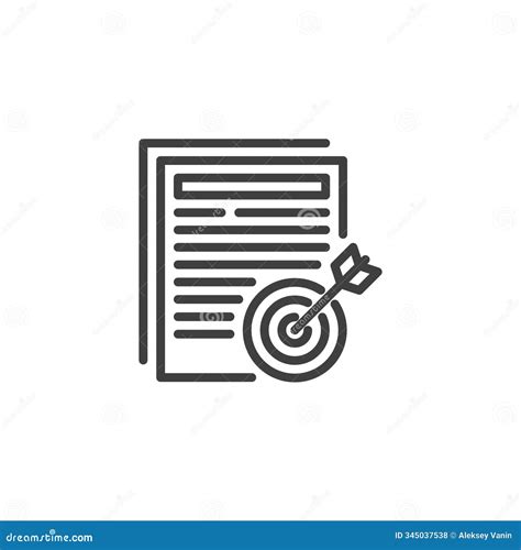 Plan Line Vector Icons And Signs Design Map Outline Arrange