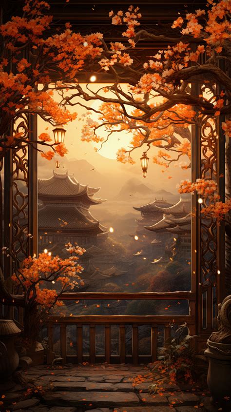 中秋手绘背景（企业商用）