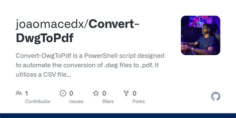 Github Joaomacedxconvert Dwgtopdf Convert Dwgtopdf Is A Powershell