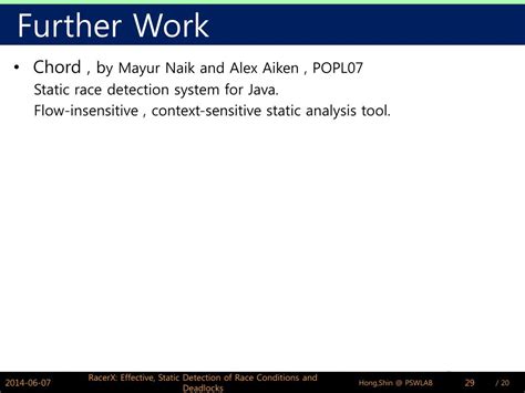 Ppt Racerx Effective Static Detection Of Race Conditions And Deadlocks Powerpoint