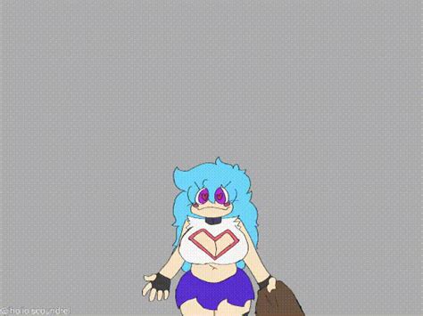 Rule 34 Animated Big Breasts Blue Hair Breasts Friday Night Funkin Friday Night Funkin Mod 