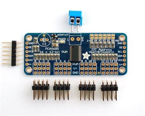 PCA Channel Bit I C PWM Servo Driver Sensors Breakout Kits V O C Electronics