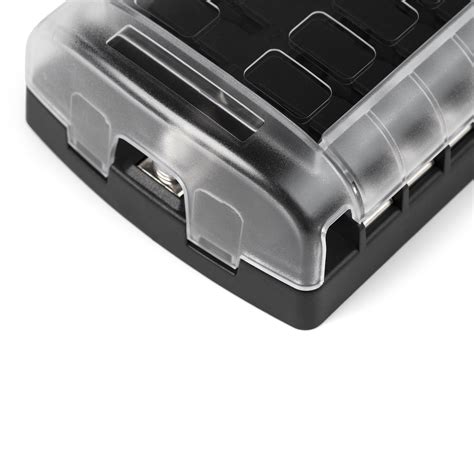 6 Circuit Fuse Block St Blade Fuse With Busbar And Cover Teralume Industries