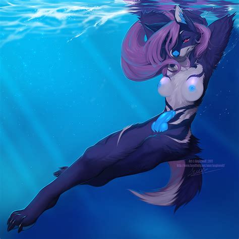 Rule 34 2017 4 Toes Angiewolf Breasts Canine Dickgirl Digitigrade