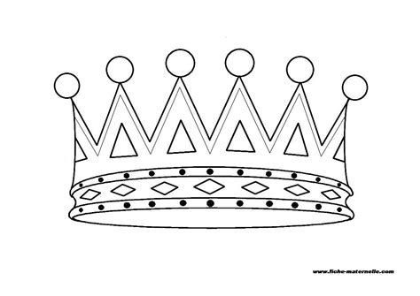 Coloriage De Couronne De Roi Pour Enfants De Maternelle PS MS Et GS