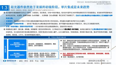 硅光技术产业深度研究：芯片出光，硅光技术开启高速与高集成度传输时代 财富号 东方财富网