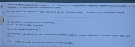 Solved Determine The Following Estimate Without Using A Chegg