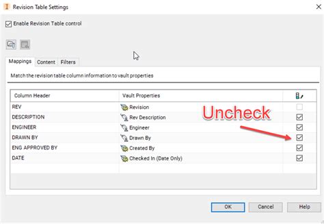 Solved Another Example Of Vault Revision Table Limitations Autodesk