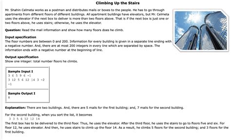 Solved Climbing Up The Stairs Mr Shahin Celmeta Works As A Chegg