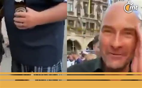 Aficionado Le Levanta La Falda A Su Compañero En Televisión Alemana