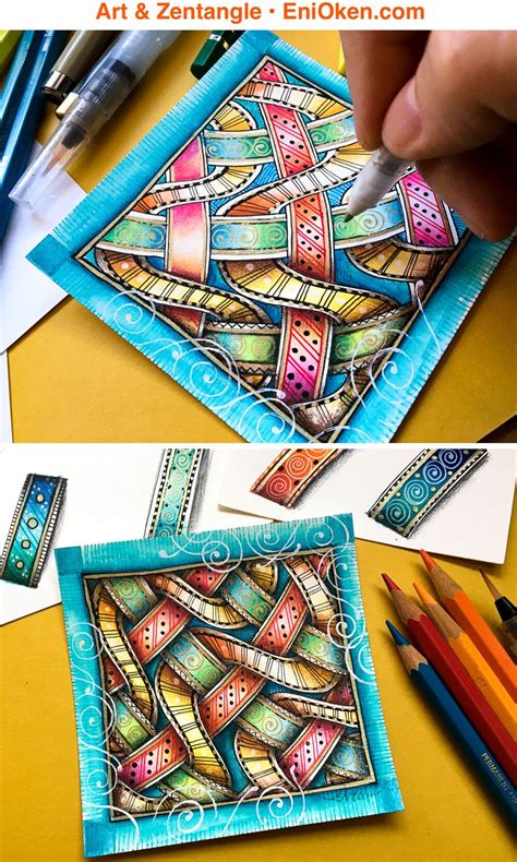 Woven Tangles Part 3 Artofit