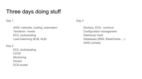 AWS DevOps Terraform Docker HashiCorp Vault PPT