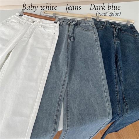 High Waist Jeans Women Korean Fashion Jeans Loose Large Size Wide Leg