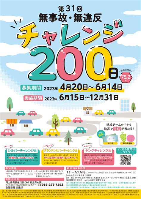 チャレンジ200日全チーム達成を目指します 山陽ロード工業株式会社