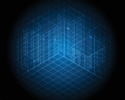 Blue Network Light Of Start Up Building Technology Background 38926110