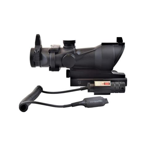 JS TACTICAL ACOG Viseur Point Rouge Vert Laser NOIR Heritage