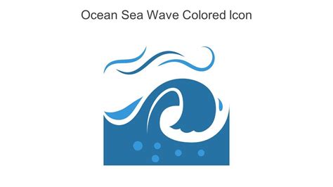Ocean Sea Wave Colored Icon In Powerpoint Pptx Png And Editable Eps Format Ppt Sample
