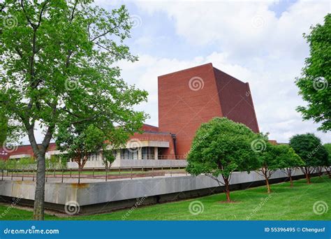 Uiuc Campus Building Stock Image Image Of Illinois Street 55396495