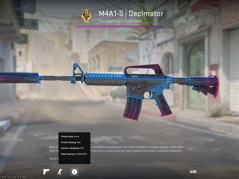 M4a1 S Decimator Counterstrike Cs2 Csgo Video Gaming Gaming Accessories In Game Products On