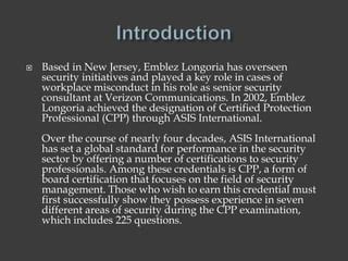 What Is The Certified Protection Professional CPP Designation PPT