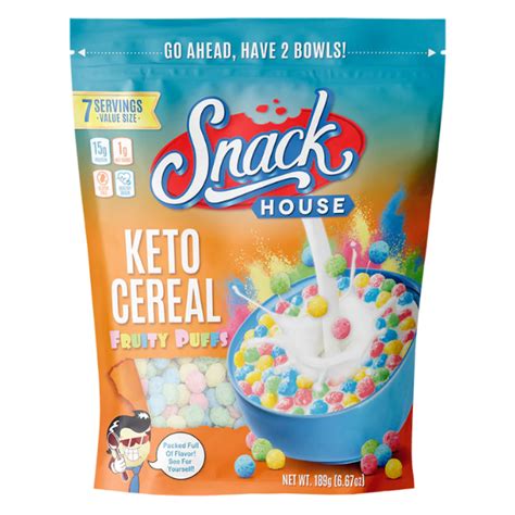 Fruity Puffs Keto Cereal Snackhouse Puffs Au