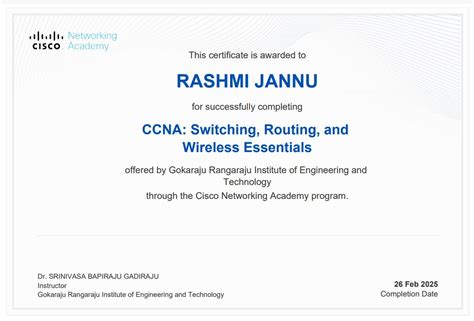 Networking Ccna Ciscocertified Cybersecurity Routing Switching