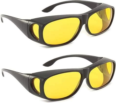 Hd Vision Full Lens Sunglasses For Day And Night Time Anti Glare