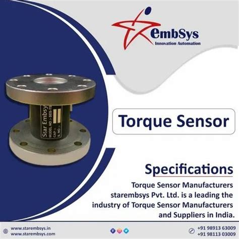 Stark Embsys Static Torque Sensor At 38999 Piece In New Delhi ID 21625523073