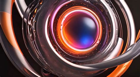 Futuristic Liquid Metal Fluid Dynamics Backdrop Videos