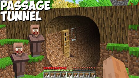 Where Does Lead Super Secret Passage Tunnel In Farmland In Minecraft