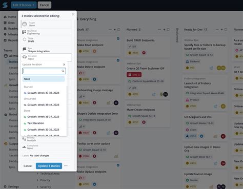 How Do I Bulk Add Or Remove Stories Tofrom An Iteration Shortcut