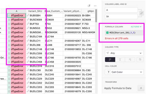 Cant Create A Formula Referring To A Reference Column Formulas