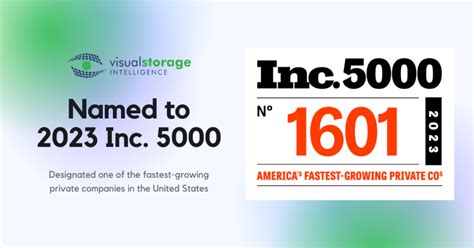 Visual One Intelligence® Named To 2023 Inc 5000 List