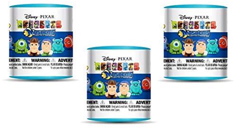 Disney Pixar Mashems Choices May Vary Blind Pack Capsule 3 Pack 3 Mashems Capsules Per