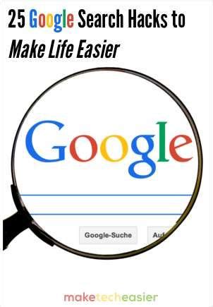 25 Google Search Hacks To Make Life Easier Free Make Tech Easier Cheat Sheet Artofit