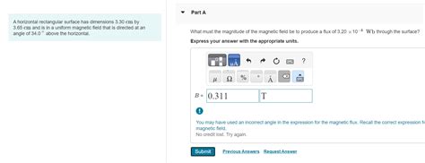 Solved A Horizontal Rectangular Surface Has Dimensions Chegg