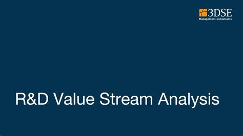 3dse Randd Value Stream Analysis