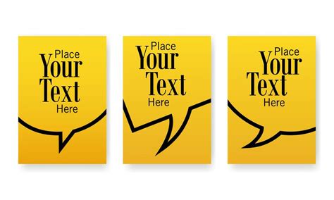 Yellow Text Box Vector Art Icons And Graphics For Free Download