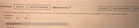Solved 1 2 Points] Details Previous Answers Sercp10